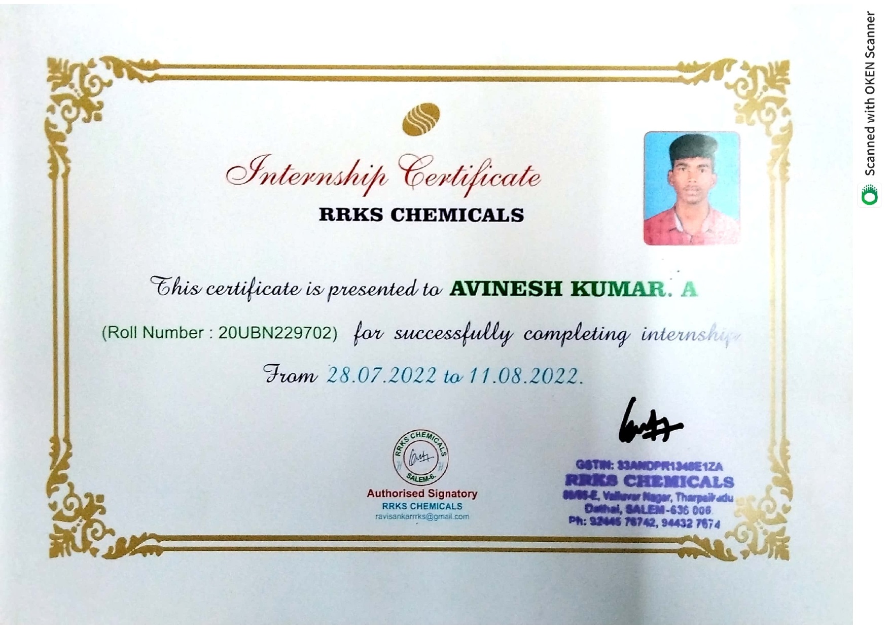 Industrial Training, Internship and Project Work 2022-2023 – Government ...